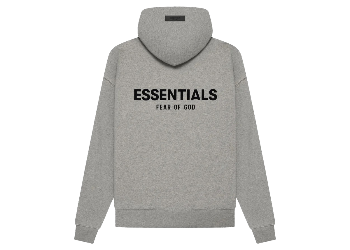 Fear of God Essentials S22 Hoodie Dark Oatmeal - PIKASTORE