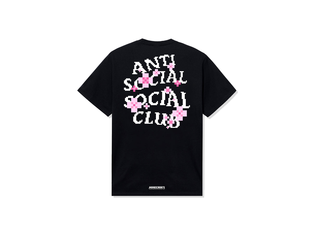 ASSC x Minecraft Cherry Blossom Tee Black