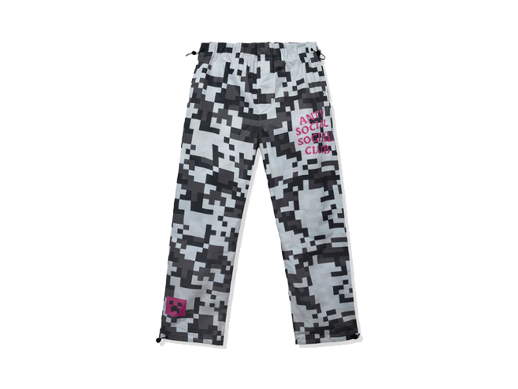 ASSC x Minecraft Pixel Camo Cargo Pants (Grey)
