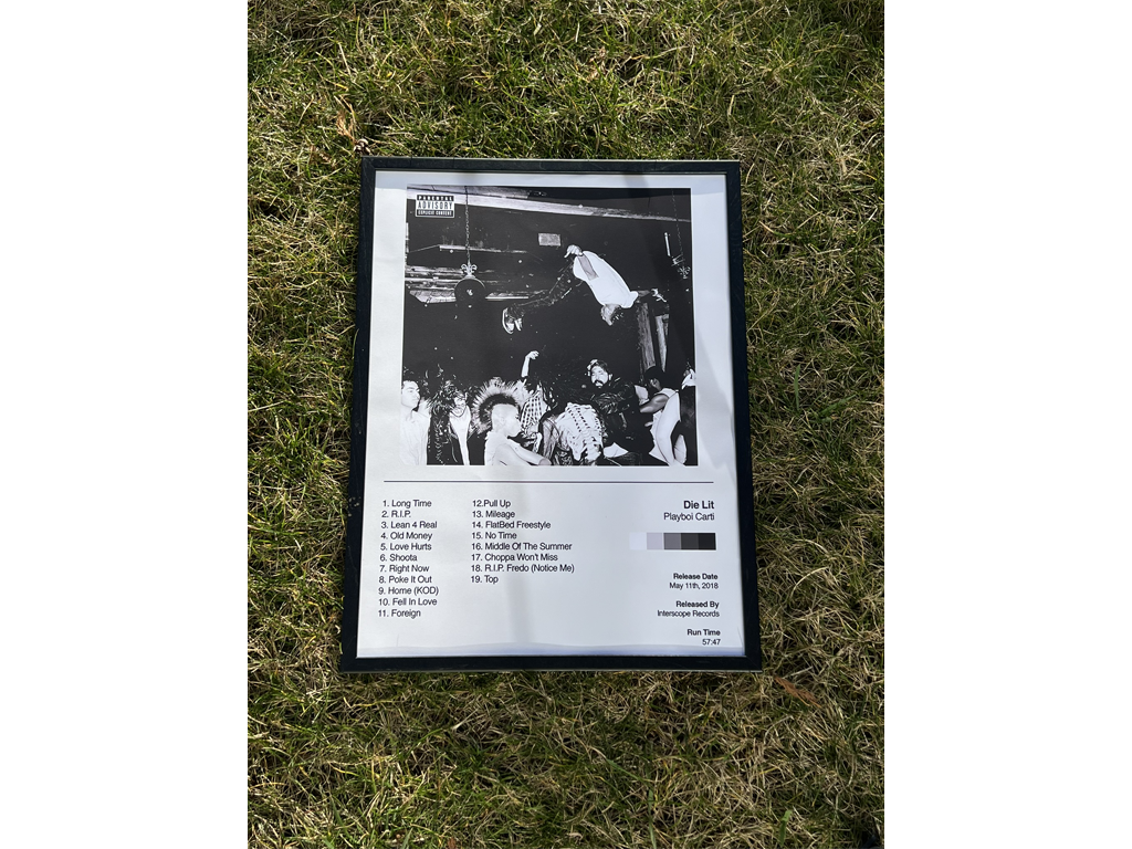 Die Lit, Playboi Carti - A3 Album Print – pikastore.cz