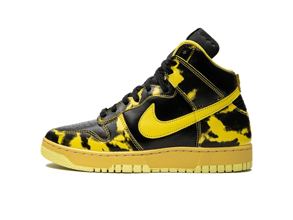 Nike Dunk High 1985 Yellow Acid Wash