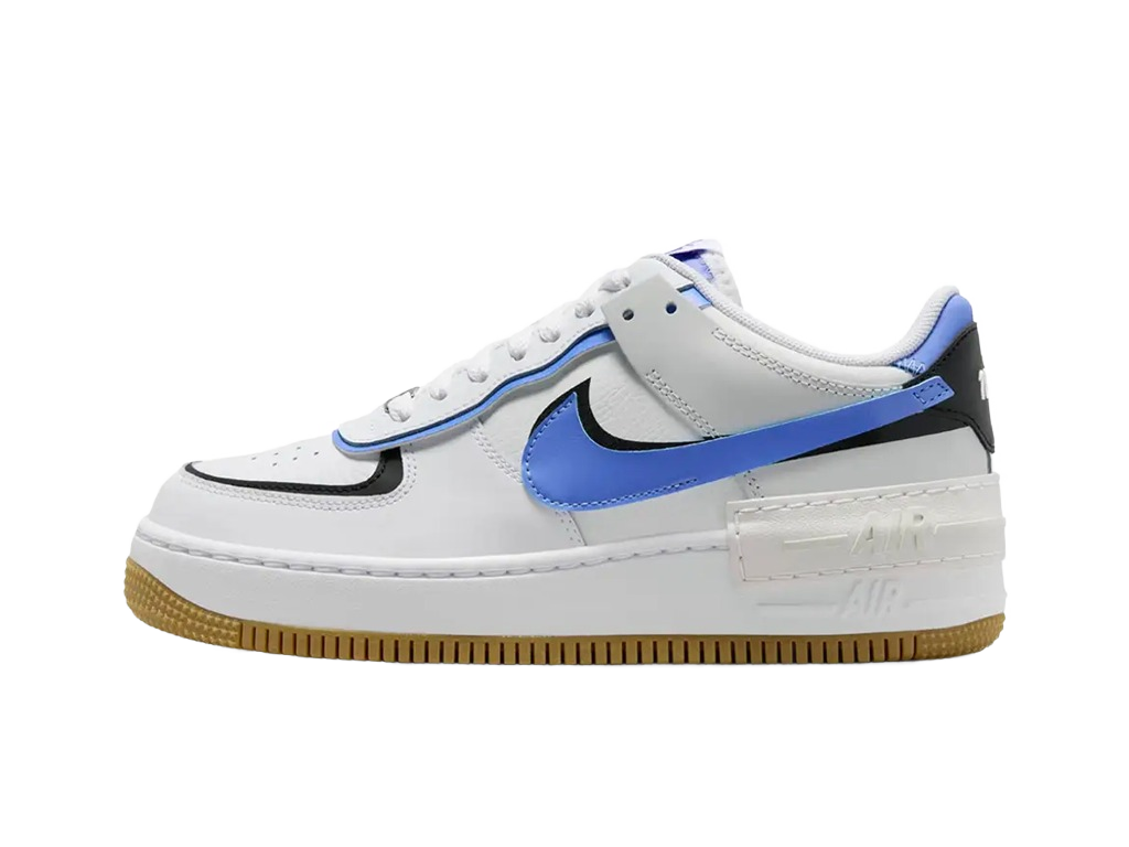 Nike Air Force 1 Shadow Blue Swoosh