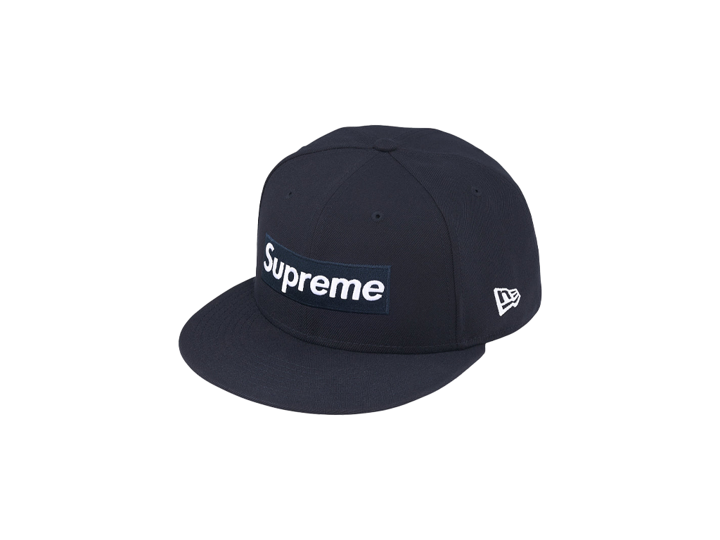 Supreme MLB Teams Box Logo New Era 59Fifty Cap Black