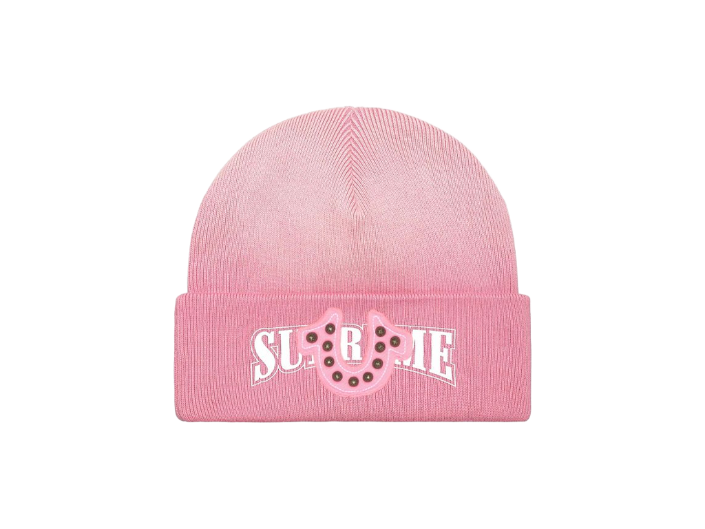 Supreme True Religion Beanie (FW25) Pink