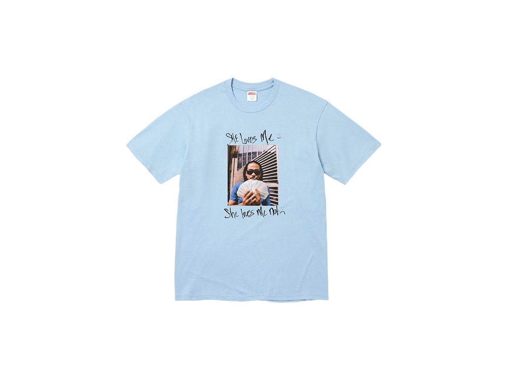 Supreme Max B Tee Powder Blue